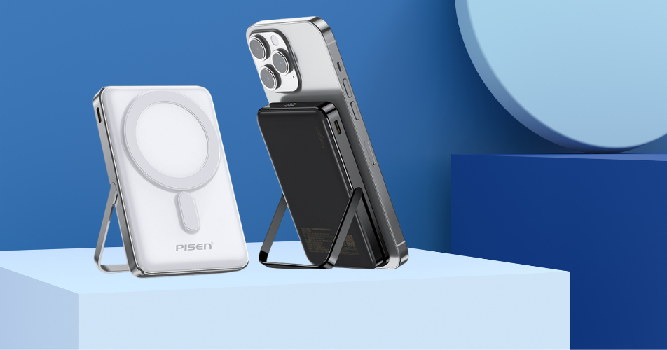 Pin dự phòng Pisen Quick PowerMag Digital 30W 10000mAh TP-D080 XÁM