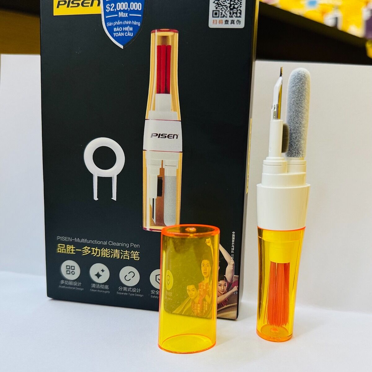 BÚT LAU ĐA NĂNG PISEN PGM-QJ01 ORANGE